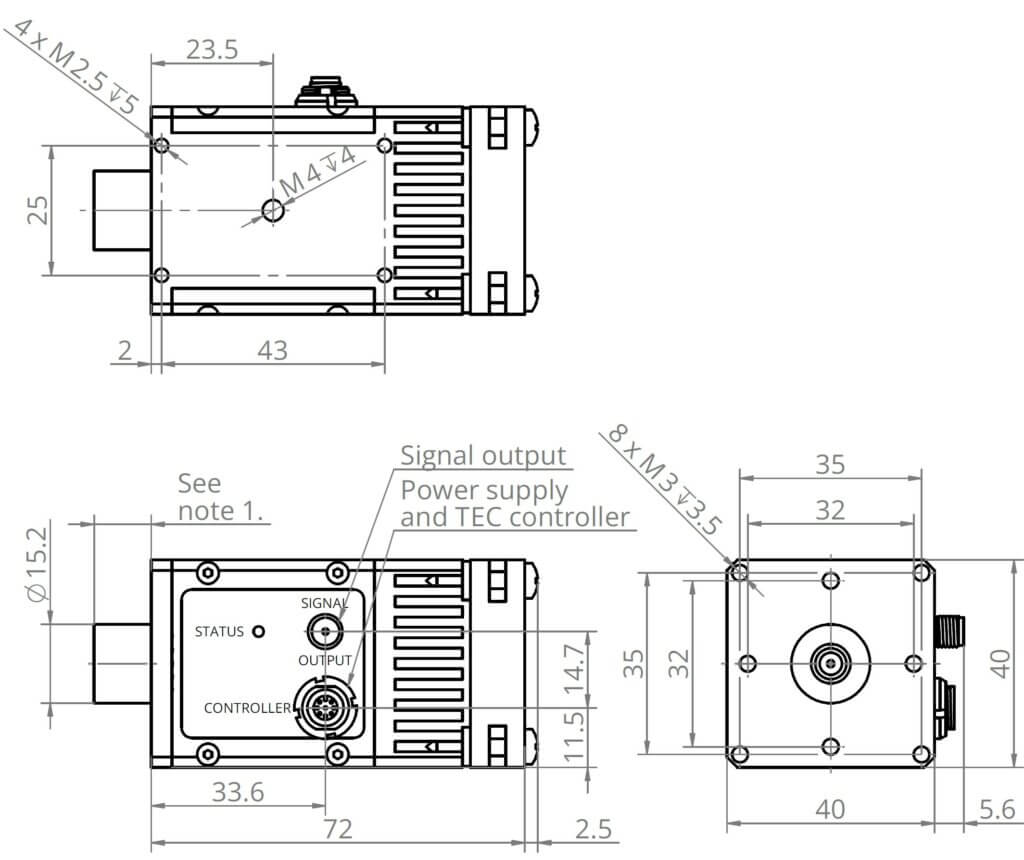 Programmable, transimpedance PIP amplifier series - VIGO Photonics