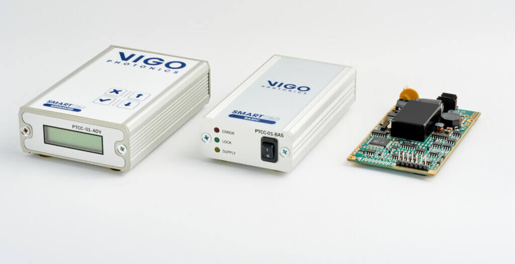 Programmable, smart PTCC-01 TEC controller series - VIGO Photonics
