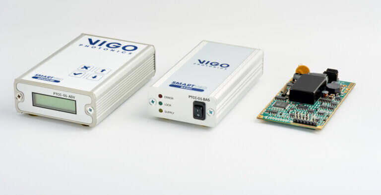 Programmable, smart PTCC-01 TEC controller series - VIGO Photonics